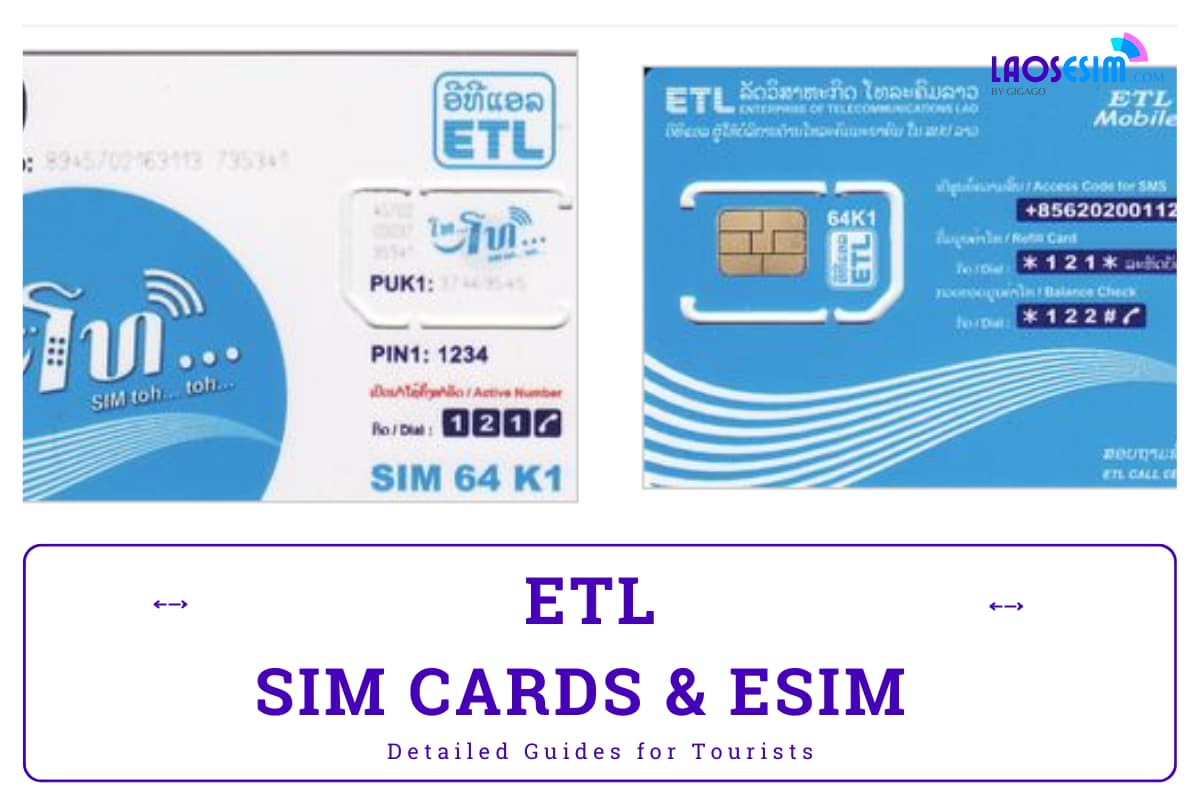 ETL SIM Card & eSIM - Detailed Guide for Tourists 2025