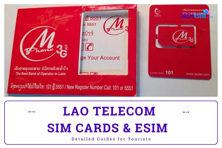 Lao Telecom SIM card and eSIM - Detailed guide for Tourists 2025